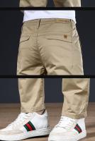 China Black Khaki Straight Pant Slight Stretch dress pants wholesale price Regular Custom (P351) for sale