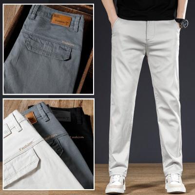 China Black Straight Pant Slight Stretch dress pants wholesale price Regular Custom (P348) for sale