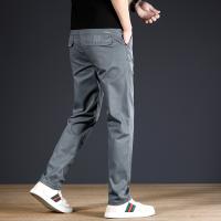 China Black Straight Pant Slight Stretch dress pants wholesale price Regular Custom (P348) for sale