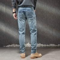 China Vintage Mid Waist Slight Stretch wholesale skinny jeans mens Outdoor Office/Commute Daily Regular Custom (M002) for sale