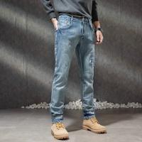 China Vintage Mid Waist Slight Stretch wholesale skinny jeans mens Outdoor Office/Commute Daily Regular Custom (M002) for sale
