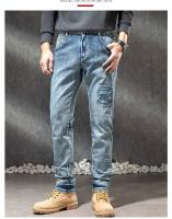 China Vintage Mid Waist Slight Stretch wholesale skinny jeans mens Outdoor Office/Commute Daily Regular Custom (M002) for sale