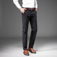 China Black Daily Mid Waist dress pants wholesale price Breathable Slight Stretch Custom (P331) for sale