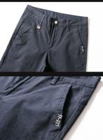 China Black Daily Mid Waist dress pants wholesale price Breathable Slight Stretch Custom (P331) for sale