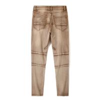 China Mid Waist Brown Blue Youth Trend wholesale skinny jeans mens Autumn 2025 Slight Stretch Custom (Y242) for sale