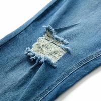 China Daily Mid Waist Distressed wholesale skinny jeans mens Regular Fit Urban Fashion Custom (TM220) for sale