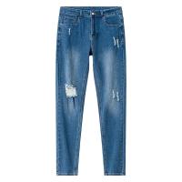 China Daily Mid Waist Distressed wholesale skinny jeans mens Regular Fit Urban Fashion Custom (TM220) for sale