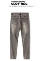 China Daily Mid Waist Distressed wholesale skinny jeans mens Regular Fit Urban Fashion Custom (TM220) for sale