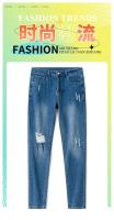 China Daily Mid Waist Distressed wholesale skinny jeans mens Regular Fit Urban Fashion Custom (TM220) for sale
