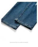 China Blue Washed Mid Waist wholesale skinny jeans mens Distressed Urban Fashion Custom (Y229) for sale