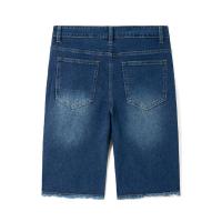 China Summer Mid Waist High Stretch wholesale men shorts cargo Urban Fashion Vintage Color Blue Black Custom (Y232) for sale