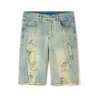 China Summer Mid Waist High Stretch wholesale men shorts cargo Urban Fashion Vintage Color Blue Black Custom (Y232) for sale