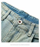 China Summer Mid Waist High Stretch wholesale men shorts cargo Urban Fashion Vintage Color Blue Black Custom (Y232) for sale