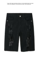 China Summer Mid Waist High Stretch wholesale men shorts cargo Urban Fashion Vintage Color Blue Black Custom (Y232) for sale