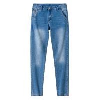 China Mid Waist Youth Trend Stone Washed wholesale skinny jeans mens Vintage Washed Slight Stretch Custom (Y809) for sale
