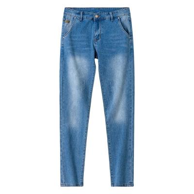 China Mid Waist Youth Trend Stone Washed wholesale skinny jeans mens Vintage Washed Slight Stretch Custom (Y809) for sale