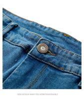 China Mid Waist Youth Trend Stone Washed wholesale skinny jeans mens Vintage Washed Slight Stretch Custom (Y809) for sale