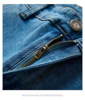 China Mid Waist Youth Trend Stone Washed wholesale skinny jeans mens Vintage Washed Slight Stretch Custom (Y809) for sale