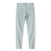China Blue Grey Mid Waist High Stretch wholesale skinny jeans mens Urban Fashion Regular Custom (TM226) for sale
