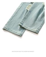 China Blue Grey Mid Waist High Stretch wholesale skinny jeans mens Urban Fashion Regular Custom (TM226) for sale