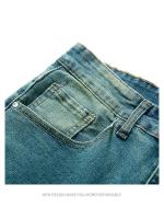 China Blue Youth Trend Slight Stretch wholesale skinny jeans mens Regular Chemical Wash Custom (TM224) for sale