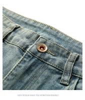 China Blue Mid Waist Distressed wholesale skinny jeans mens High Stretch Urban Fashion Custom (Y230) for sale