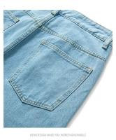 China Distressed Blue Mid Waist Distressed wholesale skinny jeans mens Youth Trend Non Stretch Custom (Y238) for sale