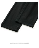 China Black Black Mid Waist Urban Fashion wholesale skinny jeans mens Washed Regular Custom (TM227) for sale