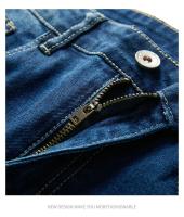 China Mid Waist Distressed Light Blue wholesale skinny jeans mens Urban Fashion Slight Stretch Custom (Y231) for sale