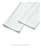 China Mid Waist White Black Youth Trend wholesale skinny jeans mens Slight Stretch Regular Custom (P399) for sale