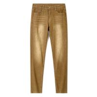 China Washed Washed Mid Waist Youth Trend wholesale skinny jeans mens Regular Fit Chemical Wash Custom (MG109) for sale