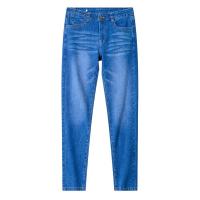 China Washed Washed Mid Waist Youth Trend wholesale skinny jeans mens Regular Fit Chemical Wash Custom (MG109) for sale