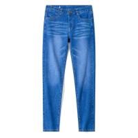 China Washed Washed Mid Waist Youth Trend wholesale skinny jeans mens Regular Fit Chemical Wash Custom (MG109) for sale