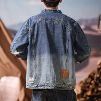 China Fabric Hem Daily Fabric Hem Long Sleeve french workwear jacket wholesale Polyester 19% Urban Fashion Custom (JK712) for sale