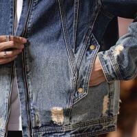 China Fabric Hem Daily Fabric Hem Long Sleeve french workwear jacket wholesale Polyester 19% Urban Fashion Custom (JK712) for sale