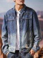 China Fabric Hem Daily Fabric Hem Long Sleeve french workwear jacket wholesale Polyester 19% Urban Fashion Custom (JK712) for sale