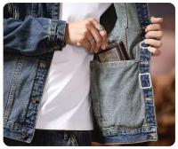 China Blue Basic Daily french workwear jacket wholesale Fabric Hem Long Sleeve Custom (JK530) for sale