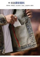 China Single Breasted Daily Fabric Hem Long Sleeve french workwear jacket wholesale Vintage Color Polyester 19% Custom (JK599) for sale