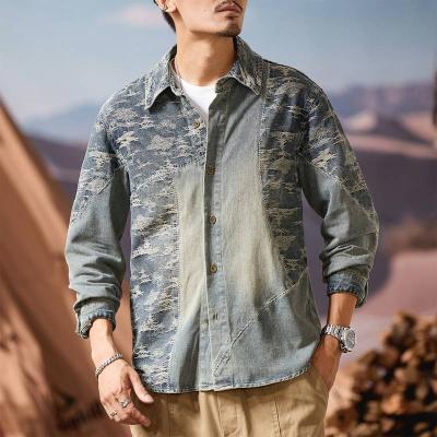 China Youth Trend Long Sleeve Regular french workwear jacket wholesale Custom (CS009) for sale