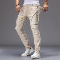 China Blue Blue Mid Waist Youth Trend mens pants wholesale Autumn 2025 Slight Stretch Custom (Y241) for sale