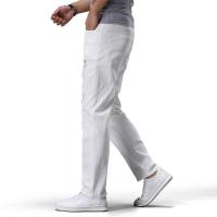 China White Daily Mid Waist wholesale skinny jeans mens Youth Trend Regular Fit Custom (P396) for sale