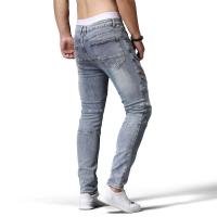 China Daily Mid Waist Brown Blue wholesale skinny jeans mens Youth Trend Autumn 2025 Custom (Y242) for sale