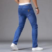 China Mid Waist Minimalist Regular Fit wholesale skinny jeans mens Vintage Washed Office/Commute Custom (MG109) for sale