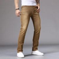 China Mid Waist Minimalist Regular Fit wholesale skinny jeans mens Vintage Washed Office/Commute Custom (MG109) for sale