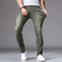 China Mid Waist Minimalist Regular Fit wholesale skinny jeans mens Vintage Washed Office/Commute Custom (MG109) for sale