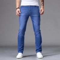 China Mid Waist Minimalist Regular Fit wholesale skinny jeans mens Vintage Washed Office/Commute Custom (MG109) for sale