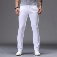 China Mid Waist Minimalist Regular Fit wholesale skinny jeans mens Vintage Washed Office/Commute Custom (MG109) for sale