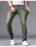 China Mid Waist Minimalist Regular Fit wholesale skinny jeans mens Vintage Washed Office/Commute Custom (MG109) for sale