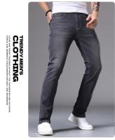 China Mid Waist Minimalist Regular Fit wholesale skinny jeans mens Vintage Washed Office/Commute Custom (MG109) for sale
