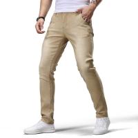 China Daily Mid Waist Youth Trend wholesale skinny jeans mens Stone Washed Vintage Washed Custom (Y809) for sale
